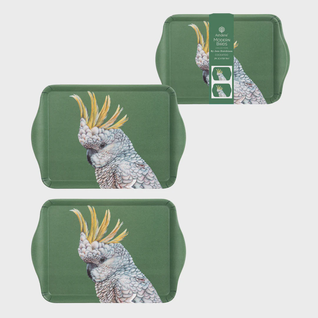 Modern Birds Cockatoo Scatter Tray – Bake, Table & Tea