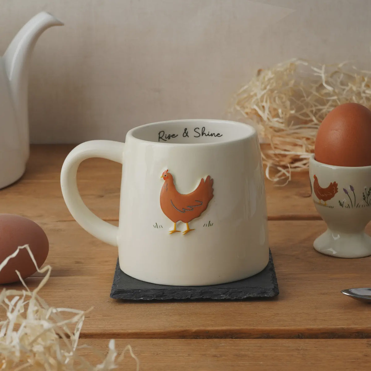 Stoneware Mug - Bramble Farm Chicken – Bake, Table & Tea