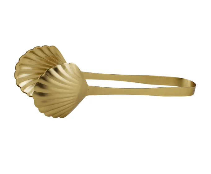 Clam Stainless Steel Tongs 26cm Gold – Bake, Table & Tea