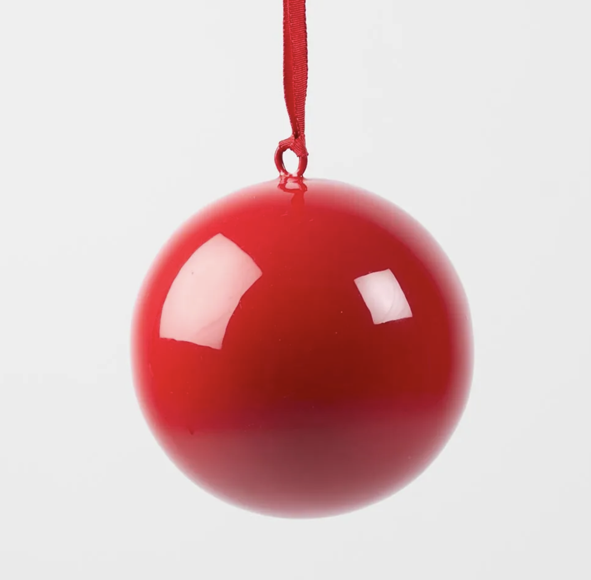 Glossy Iron Bauble Small Red – Bake, Table & Tea